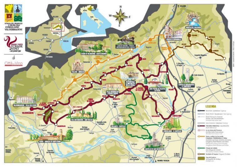 Strada del Prosecco: de mooiste route door het Prosecco-gebied - Dit is ...
