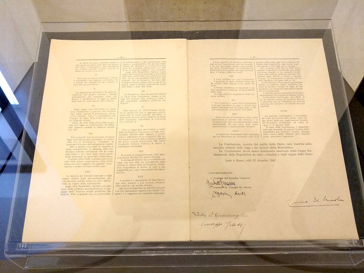 The Italian Constitution, an acclaimed document - This is Italy